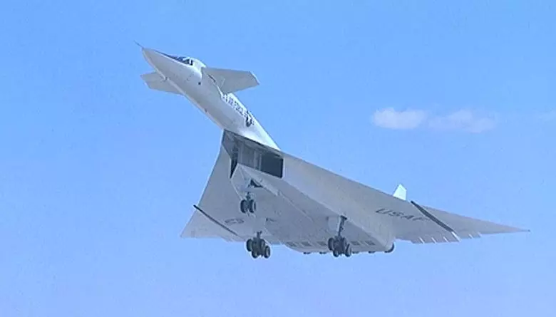 Strategický bombardér XB-70 Valkyrie (Valkyrie). USA