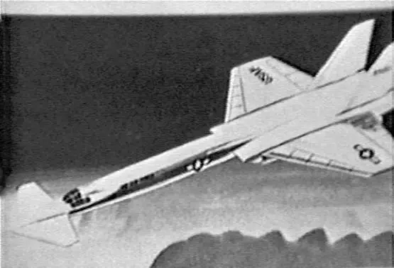Strategický bombardér XB-70 Valkyrie (Valkyrie). USA