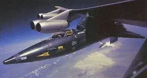 X-15 под крило B-52