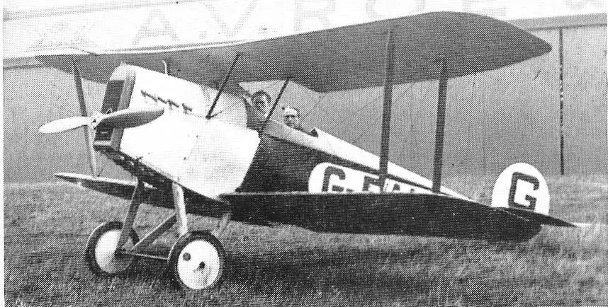 AVRO 534 بچے لائٹ ہوائی جہاز کے خاندان. متحدہ سلطنت یونائیٹڈ کنگڈم