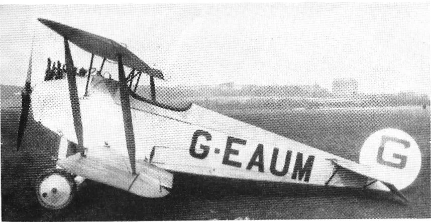 AVRO 534 BABY LIGHT AIRCRAFT FAMILE. Reino Unido