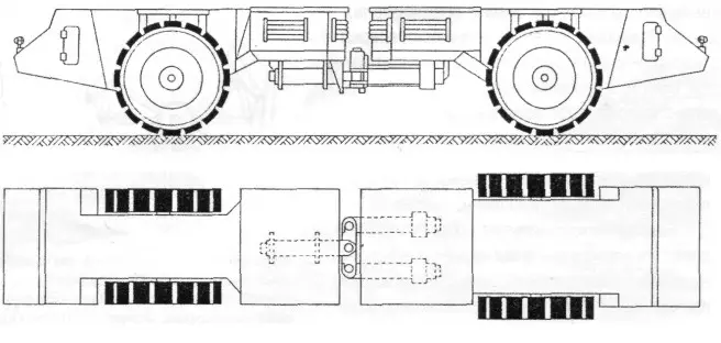 Bincika mafita daga ƙarshen ƙarshe. Sashe na 24. Krupp Ruurer-S. 1944. An yi amfani da megatral 2957_3