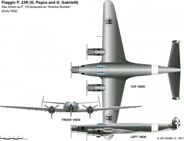 Spela in planet Piaggio s.23r. Italien