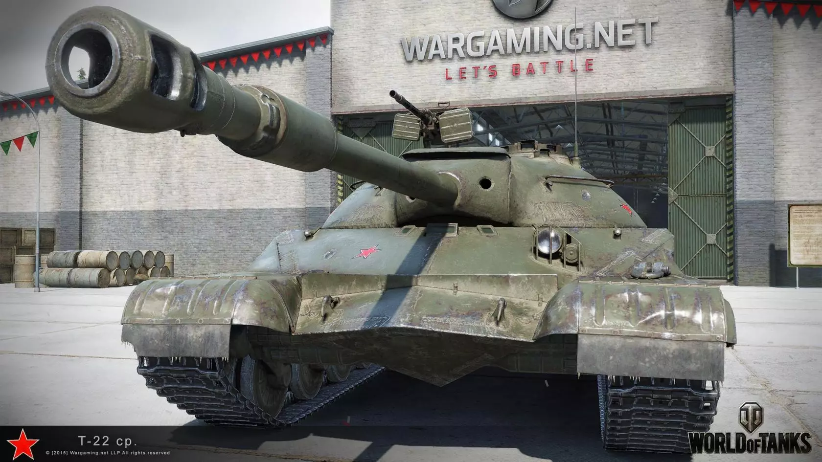 T-55ке альтернатива болбой калды. Орточо танкы T-22. СССР