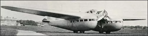 Unusual passenger plane Bleriot 125. France