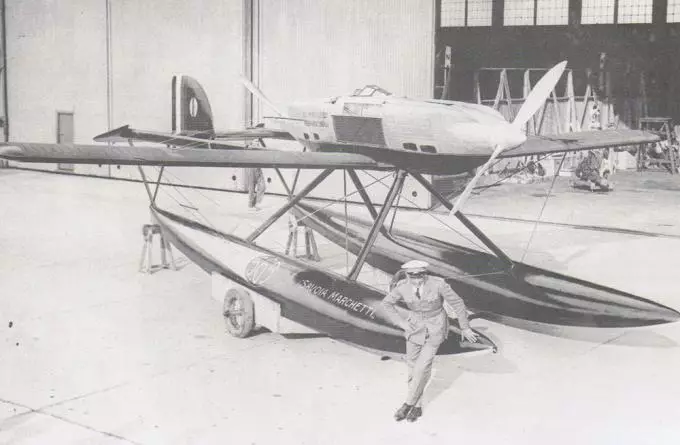 Løp bak spøkelseshastigheten. Savoia Marchetti S.65 Racing Aircraft. Italia.