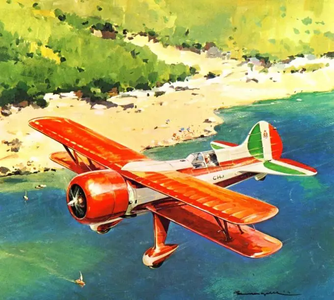 Kun Capronin huolenaihe oli kiinnostunut taistelijoista ... kokenut Caproni CH-1 Fighter. Italia