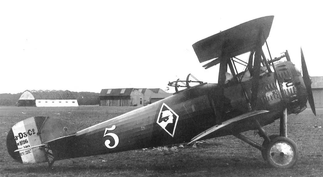 Hanriot HD.3C.2ダブルファイター。フランス