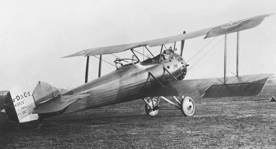 Hanriot HD.3C.2 dubbele jagers. Frankrijk