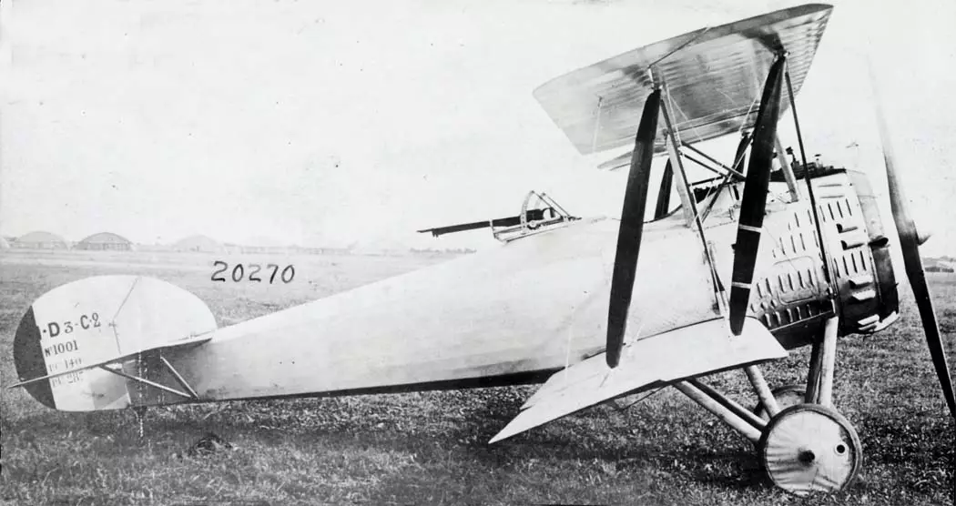 Hanriot HD.3C.2ダブルファイター。フランス