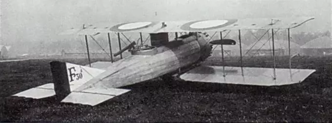 Experimentado Double Fighter / Scout Farman F.30A / B Scout. Francia.