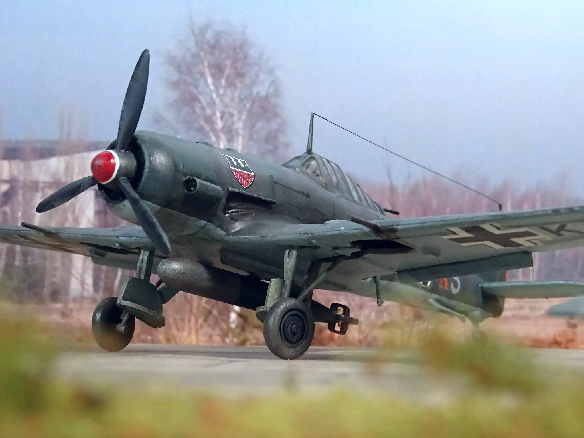 Torpedo-stat / Bomber Pouse Henschel HS 165A-1 (K6 + Ks ចំនួនយោធា) ពីក្រុមទម្លាក់គ្រាប់បែកក្រុម III./kg 6; Mselbroek, បែលហ្ស៊ិក, រដូវស្លឹកឈើជ្រុះឆ្នាំ 1944