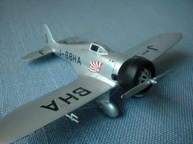 Fighter Nakajima Ki-11 yang berpengalaman (中島 キ 11). Jepang