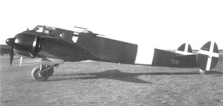 Monikäyttöinen taistelija ja Scout-Bomber Cansa FC.20. Italia