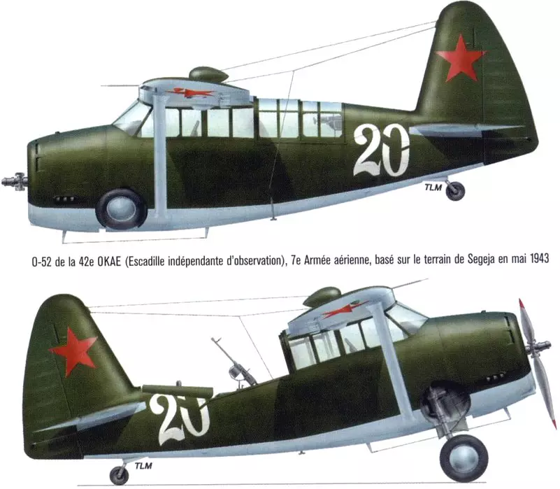 Ամերիկյան «բուեր» արեւելյան ճակատում: Curtiss O-52 Owl հաճախորդների ինտերնատներ ԽՍՀՄ-ում