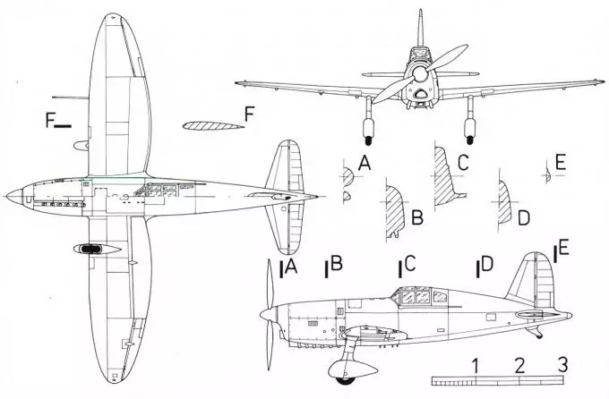 Опитен лек ANF-MUREAUX 190 C1 боец. Франция