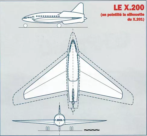 Grote vliegtuigen van de vierde Republiek. SnChoud X.200 en X.201