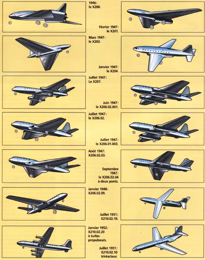 Veliki avioni četvrte republike. Sncent X.200 i X.201