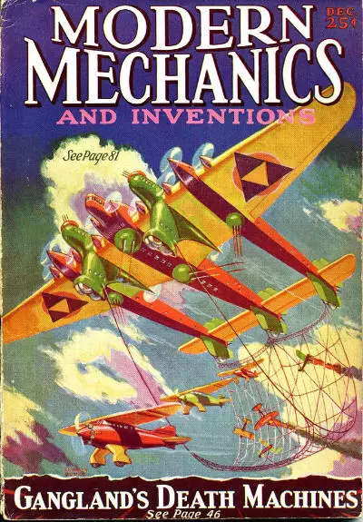 Fantazija dėl būsimos karinės įrangos temos iš populiarių mokslo žurnalų 30s. 2 dalis.