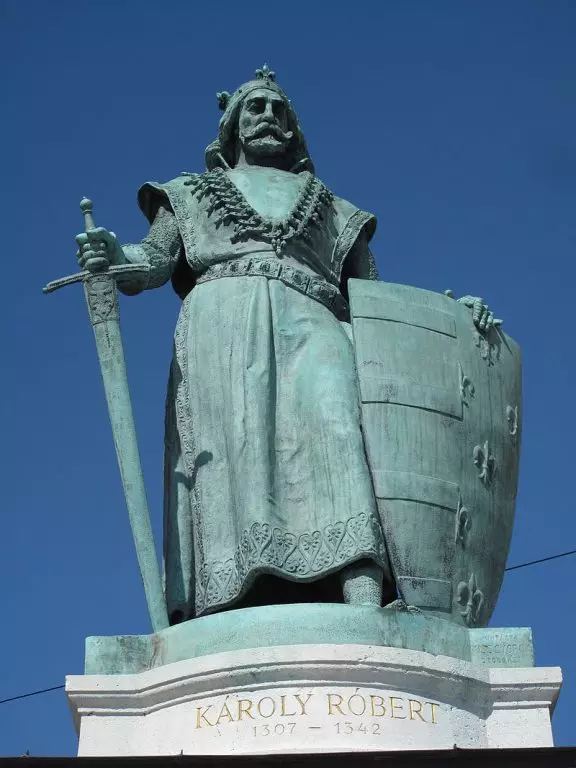 Statue von Karl Robert in Budapest