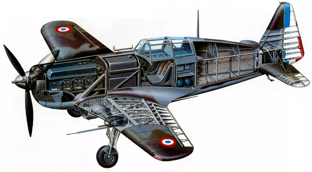 Fighter Moran-Saulnier MS.406