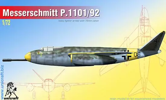 Messerschmitt P.1101 / 92 letadla stíhacího útoku. Německo
