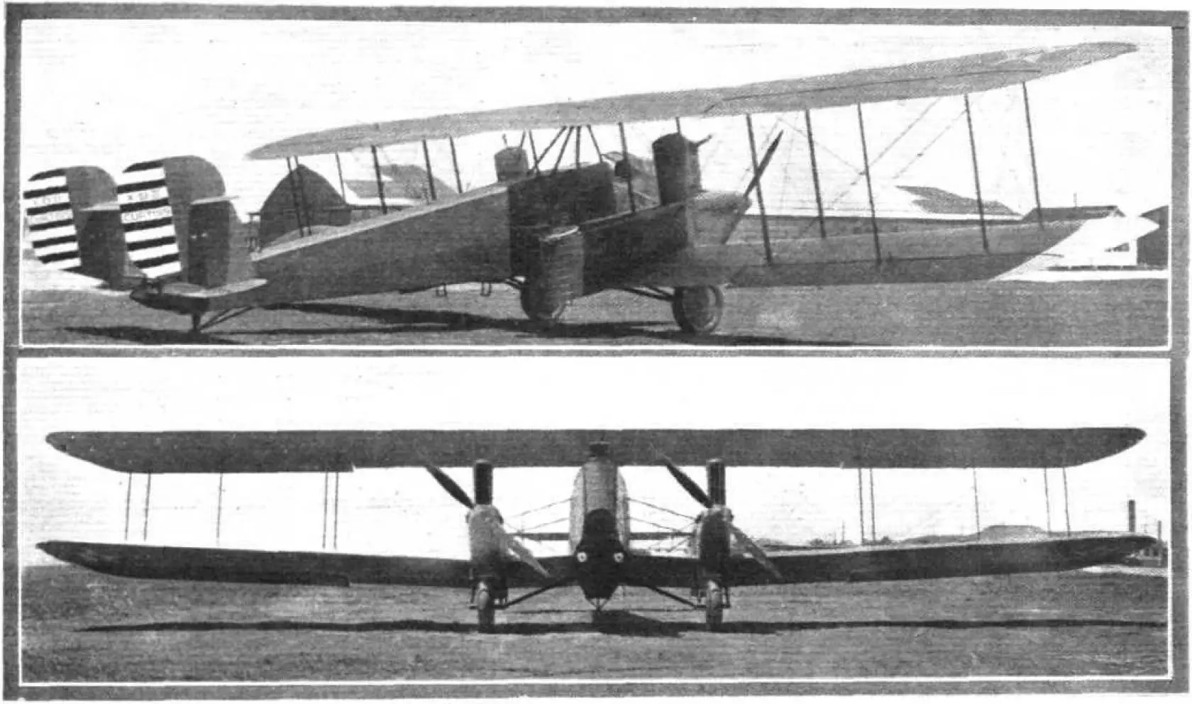 Curtiss «Condor». Ամերիկայի նորագույն բոլոր մետաղական ռմբակոծիչների երկու լուսանկարը հագեցած է երկու 600-ուժեղ Curtiss V-1550 շարժիչներով