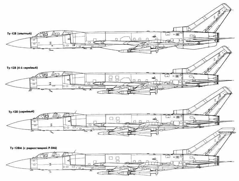 د جنګیالیو - مداخلې tu-128 (لومړۍ برخه) د الوتکو رامینځته کول