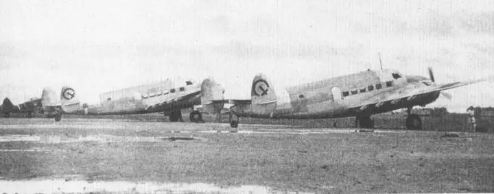 Japanese Lokhid - Ki-56 Transport Aircraft.