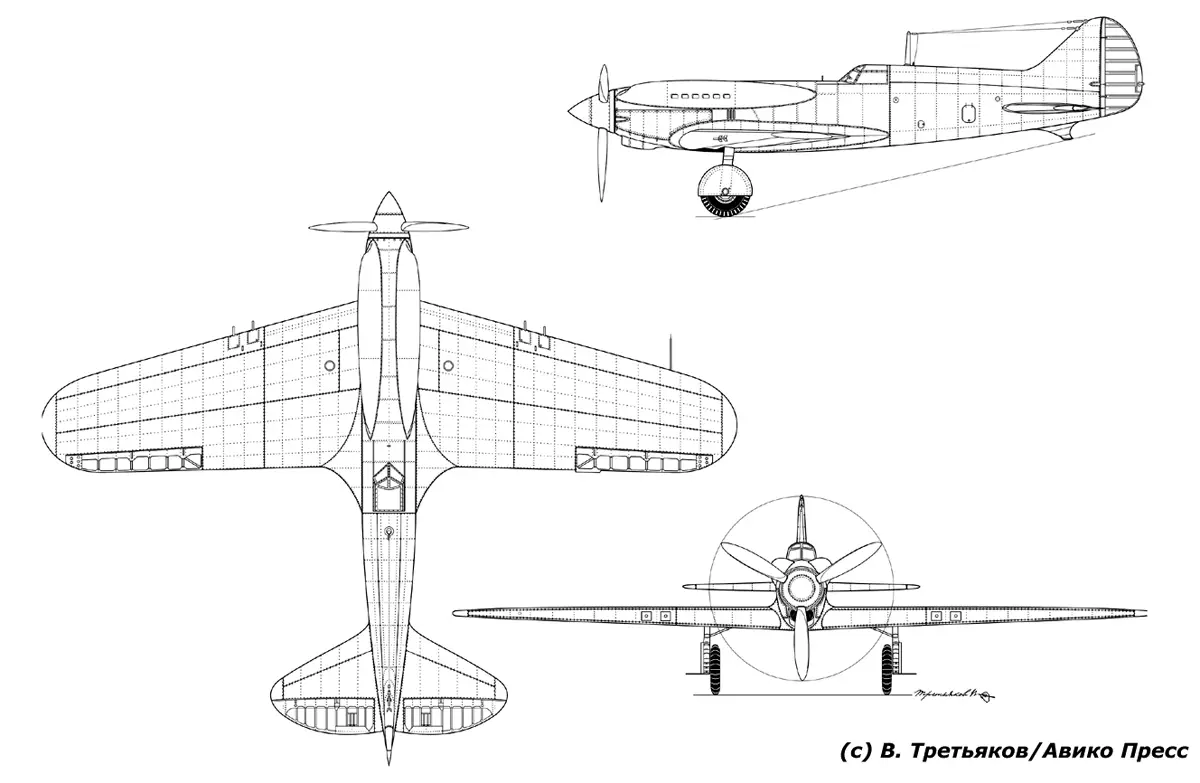 പരിചയസമ്പന്നനായ പോരാളി I-21. USSR