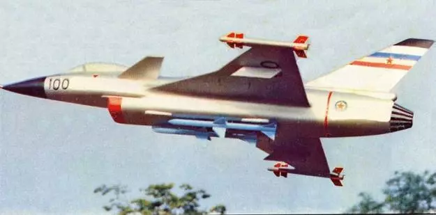 Jet Supersonic Multi-purpose Aircraft Na - Novi Avion (Jugoslavia)