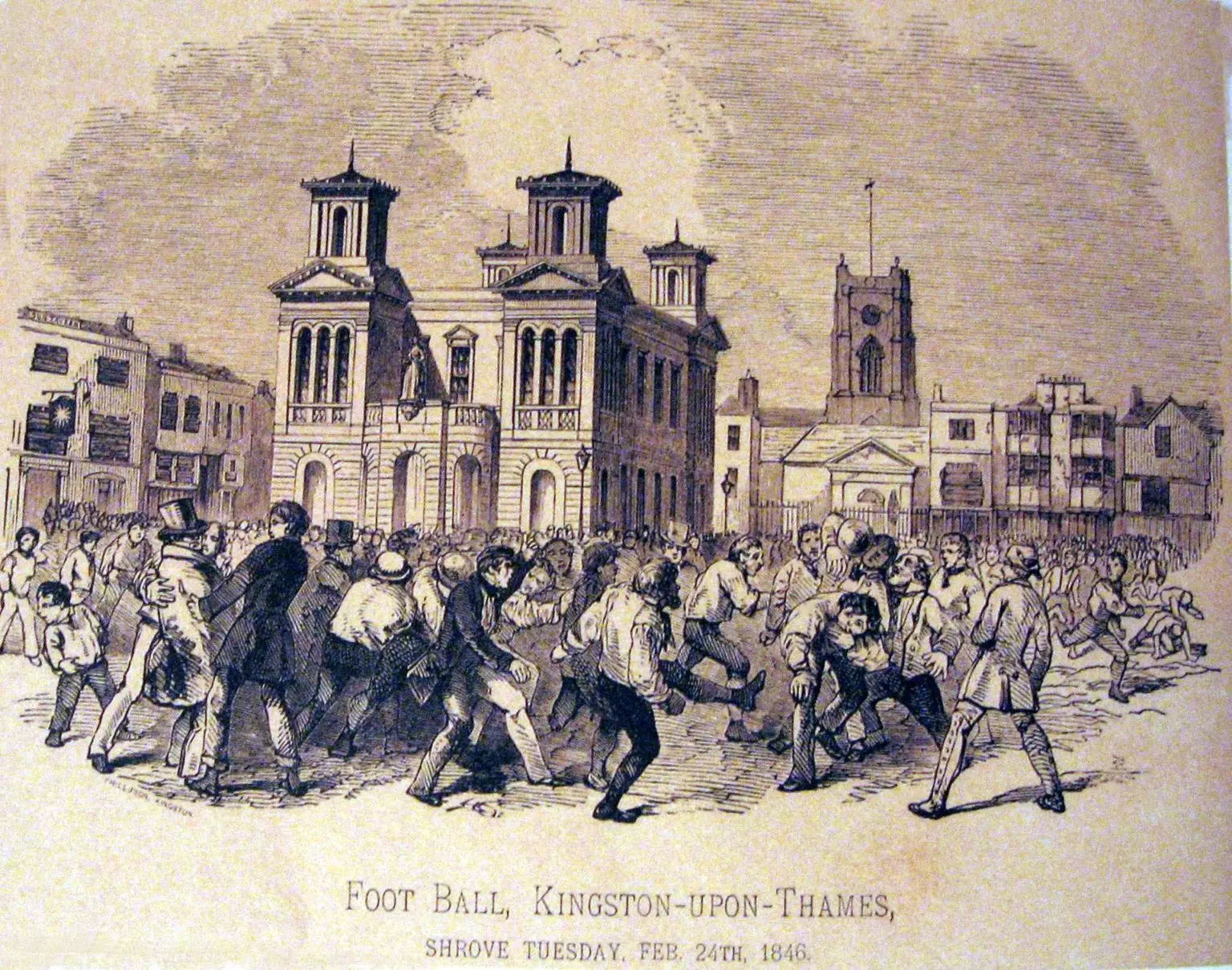 Futbolo rungtynės Thames - Townsend | 1846 metai