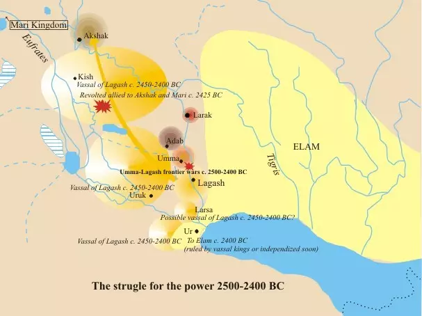 Perang Mesopotamia Purba. Bahagian 1. Perang Perbendaharaan Abad Tembaga