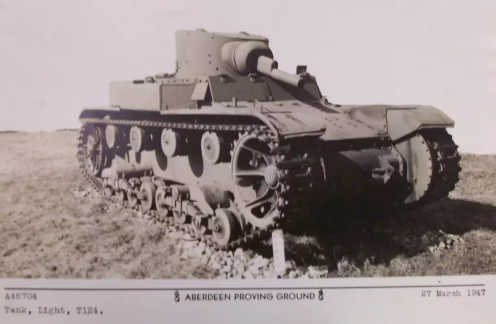 Lighteňil tank t1e4 mümkin bolmadyk alternatiwa hökmünde ýeňil tank t1e4