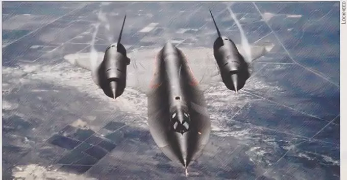 Iyo LockHeed SR-71 Intelligence Ndege yaive sarudzo isina kuenda kuFerIAL kugadzirwa kweiyo YF-12A Fighter