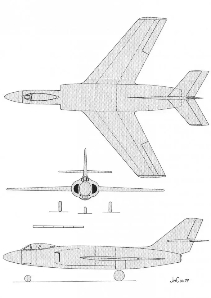 Night puzzles of Marcel Dasso. Part 6 Draft Night Fighter-Interceptor DSSAULT MD 700