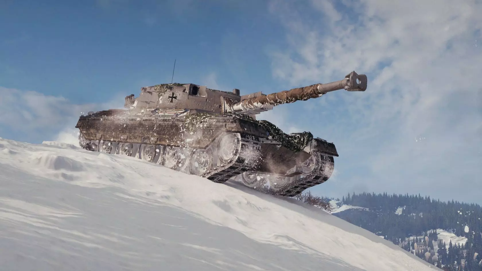 वारगामिंग से वैकल्पिक जर्मन टैंक। Kampfpanzer 50 टी।