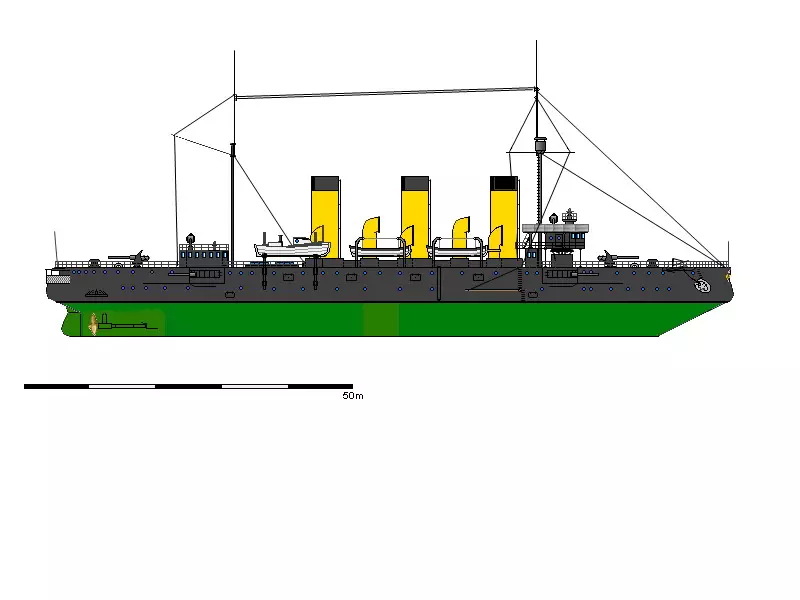 Cruiser hafa an'ny Fleet Rosiana 31701_1