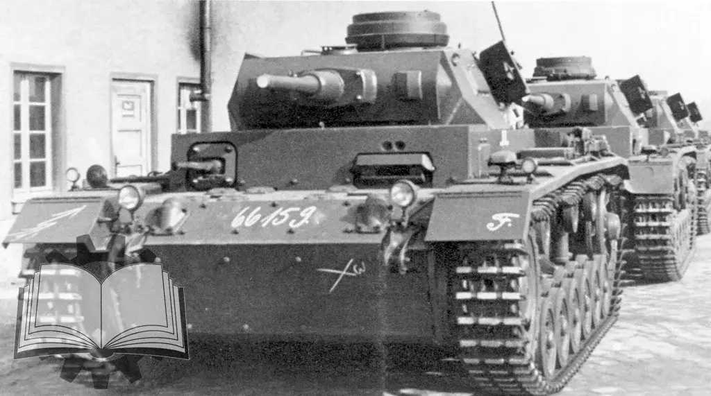 ठराविक Pz.Kpfw.III Ausf.H प्रकाशन 1941