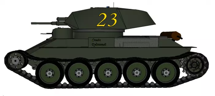 Gihimo sa USSR. Hikalimtan alternatibo. Tank T-29