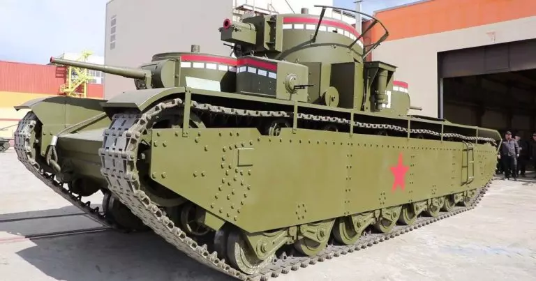 Pes pesat en tanc lleuger o alternatiu T-35A