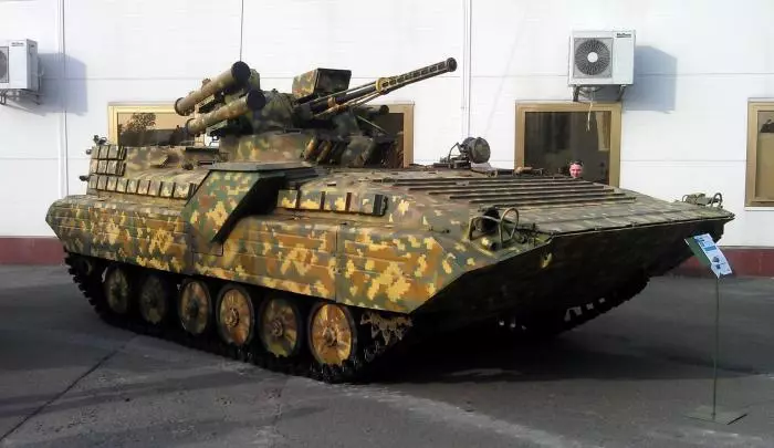 The first version of the modernization of the BMP-1UM