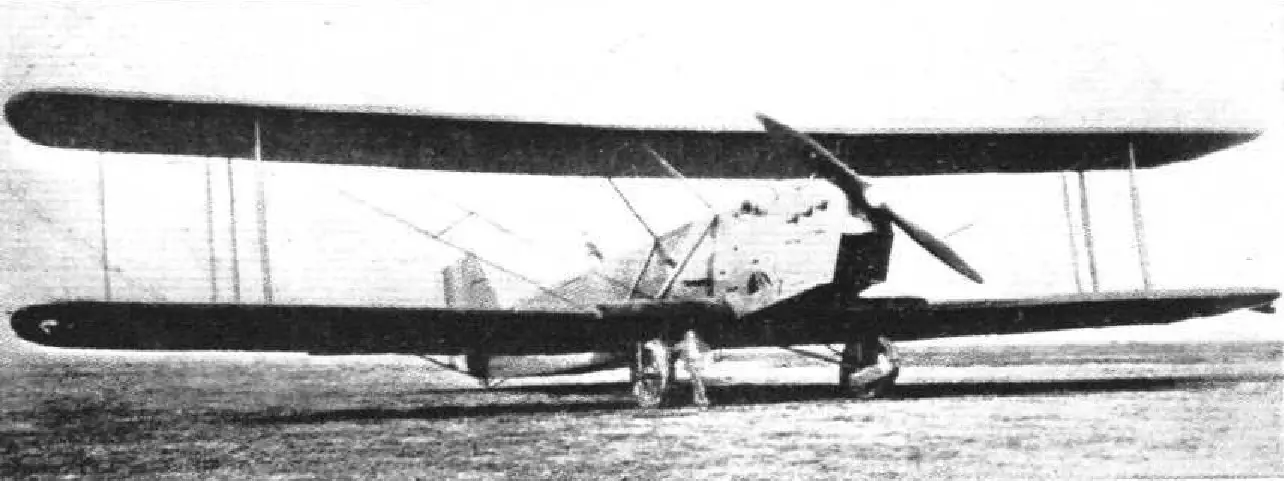 Prototypen av Huff-Daland XHB-1 Cyclops tunga bombplan. USA