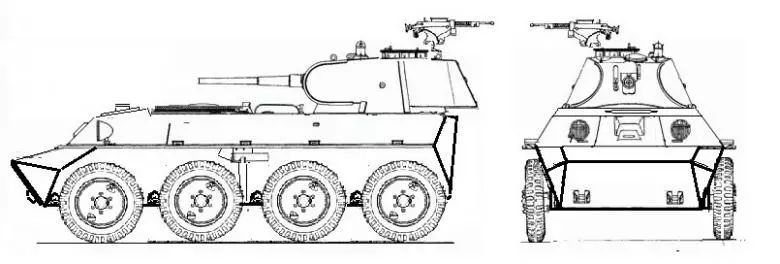 Алтернативна самоходна артиљеријска инсталација ЗИС-37 дол.1941. СССР