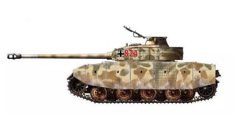 Alternatif Kursk Arc dengan tangki alternatif Panzer v 
