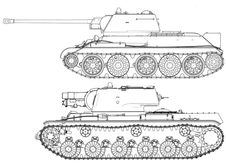 T-34 ug KV-1: Gibuhat sa England