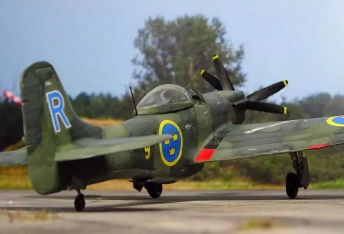 Combatientes alternativos SAAB J 27. Suecia