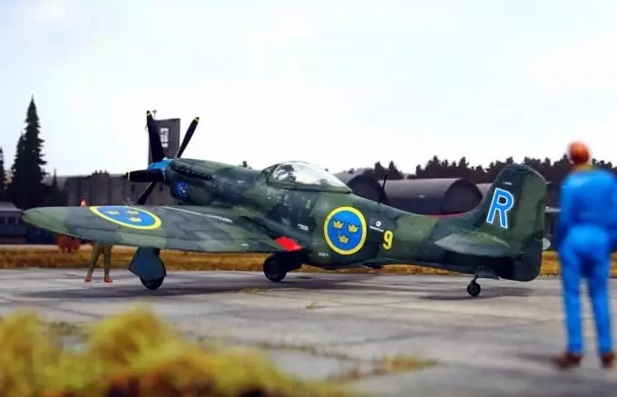 Combatientes alternativos SAAB J 27. Suecia