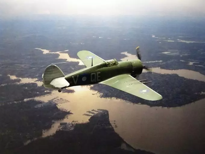 Bomwyr ymladdwyr amgen CA-14 Corwynt Wachparkk / Hawker Mk.VI. Awstralia / DU