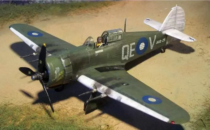 Bomwyr ymladdwyr amgen CA-14 Corwynt Wachparkk / Hawker Mk.VI. Awstralia / DU